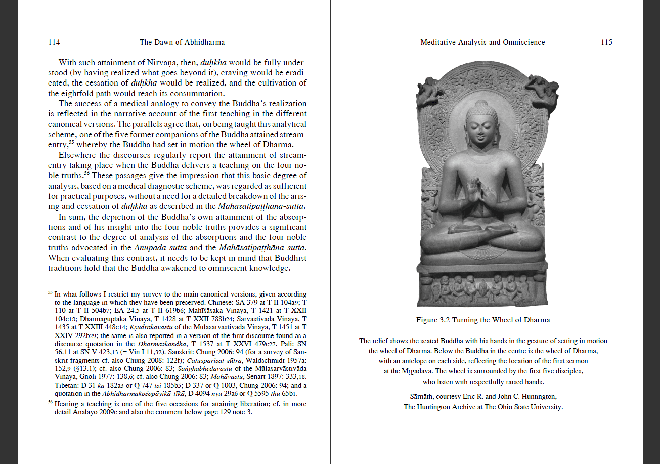 "The Dawn of Abhidharma"