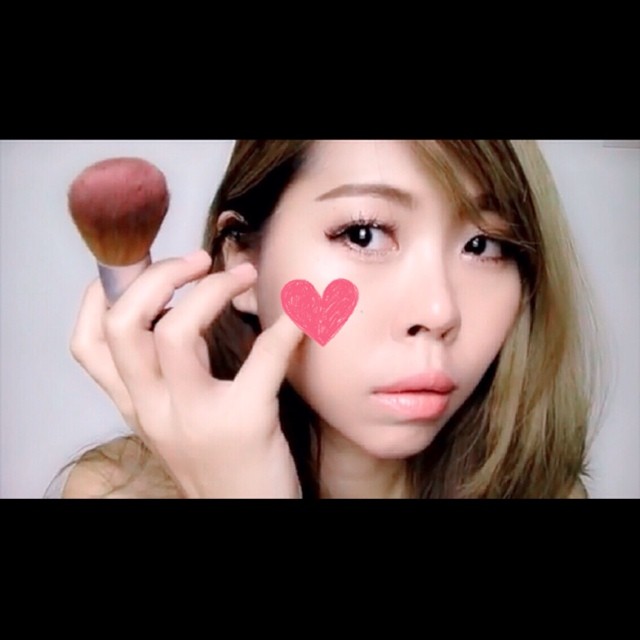[HOW TO] Heart Cheek & Heart Brush (แก้มรูปหัวใจ)