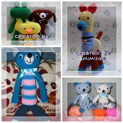 ตุ๊กตาถัก...งานทำมือ