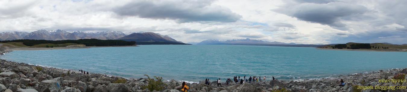 เสน่ห์นิวซีแลนด์ : 9-ทะเลสาบปูคากิ (Lake Pukaki)