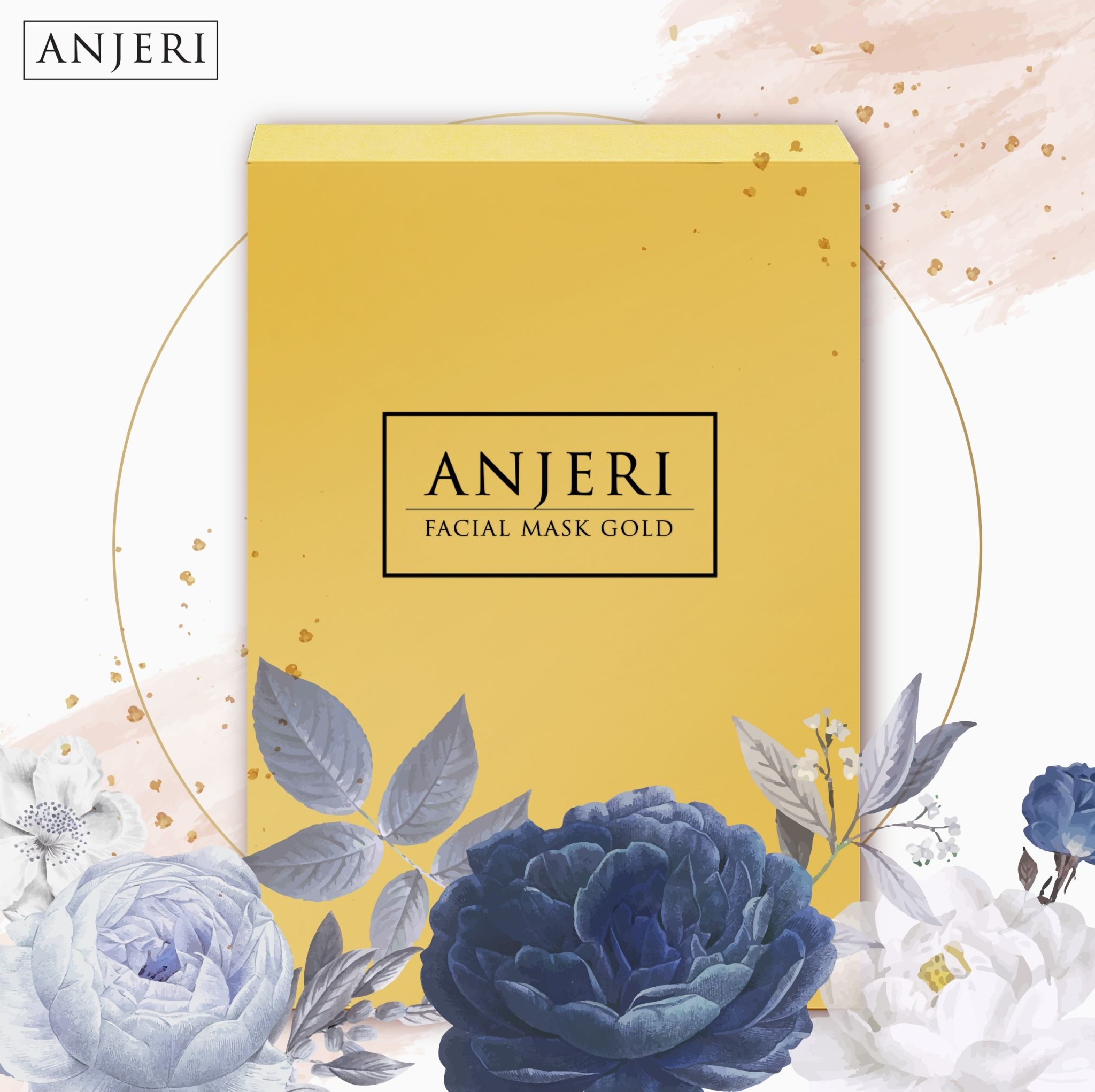 Anjeri Facial Mask Gold