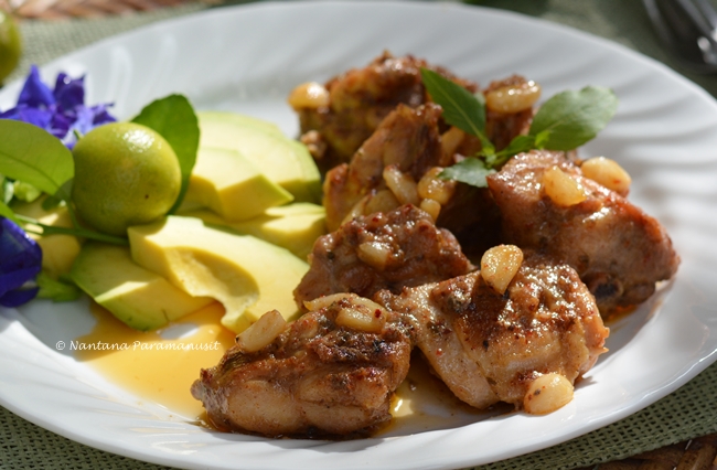 Garlic Chicken in Calamansi sauce