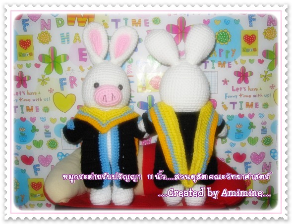 ตุ๊กตาถัก...ยินดีด้วยคนกับบัณฑิตใหม่...