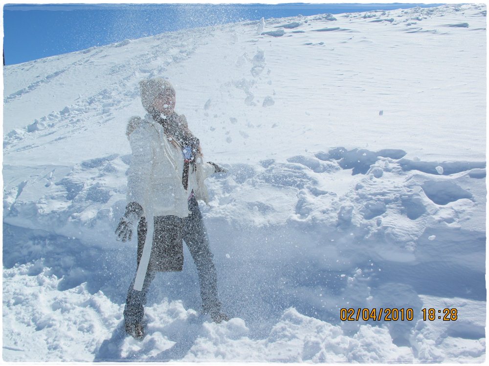 สัมผัสหิมะบน titlis ที่รัก*****