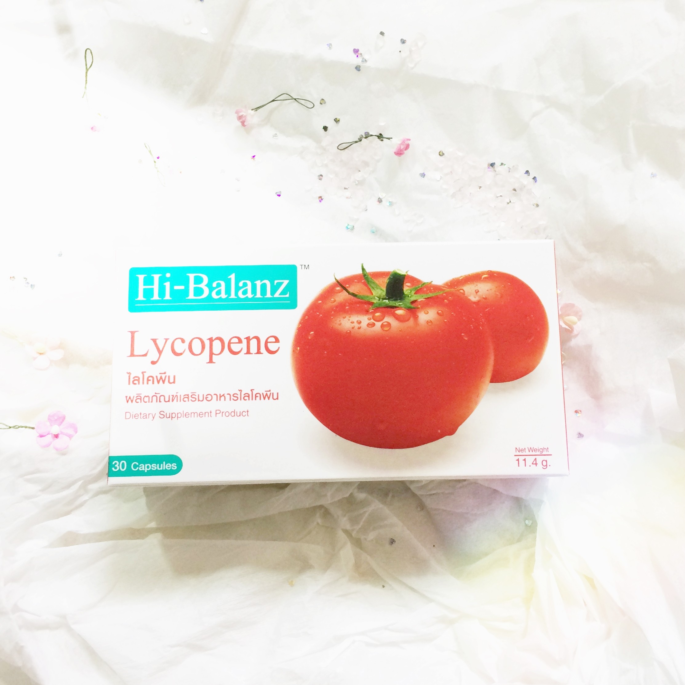 Beauty from inside :อาหารเสริมมะเขือเทศ HI-Balanz -Lycopene