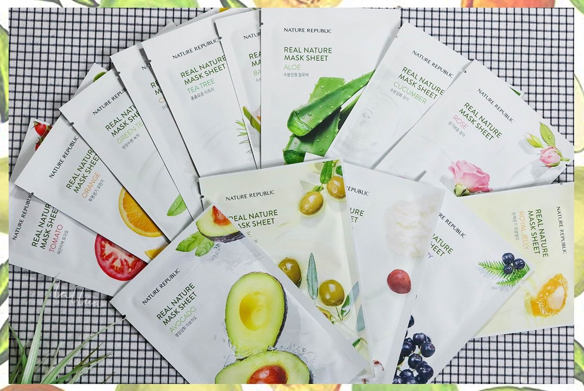 [Review]:Nature Republic Real Nature Sheet Masks ครบทั้ง 14 สูตรจัดเต็ม ...
