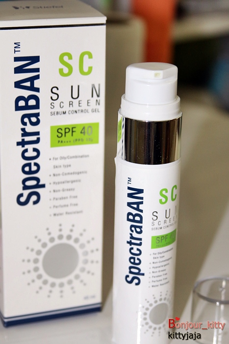 REVIEW>>SpectraBAN SC Sun Screen Sebum Control Gel SPF 40 PA+++ (PPD13 ...