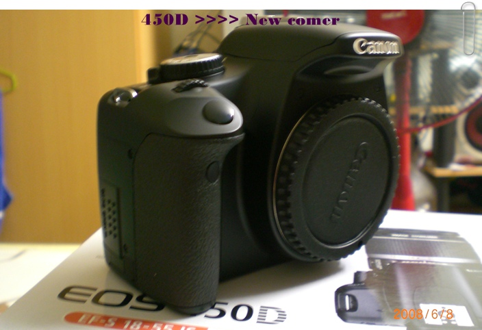 450D มาอยู่ในกำมือผมแล้วครับ