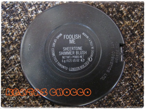 Review : Mac Blush "Foolish Me" บลัชส้ม เริ่ดทุกสถาณการณ์