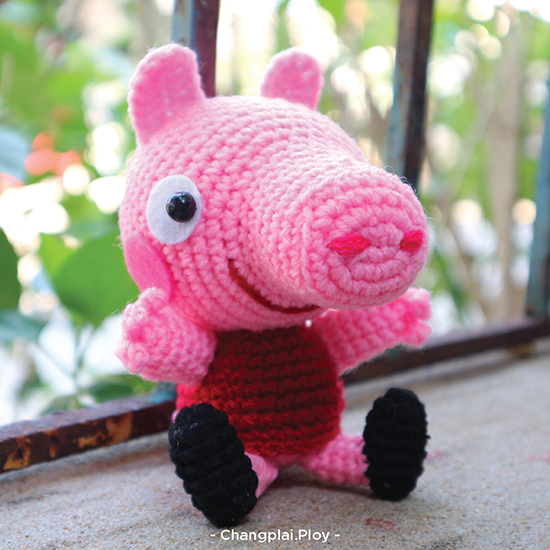 Peppa Pig Amigurumi Pattern [Crochet-Eng ver.]