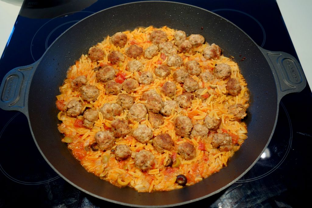 พาสตาเมล็ดข้าวไส้กรอกอิตาเลียน (Risoni Italian Sausage)