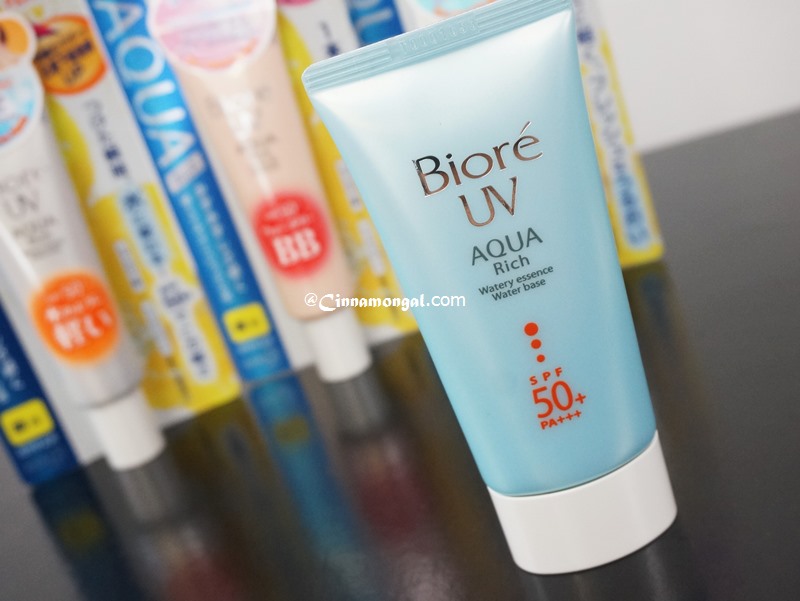 Skincare Review: Biore UV Aqua Rich watery essence water base SPF50+PA ...
