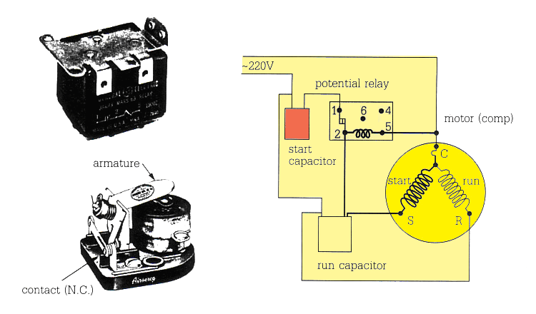 Potential relay กับ pump