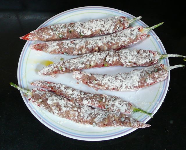 BlogGang.com : : swin - GO CHU JEON พริกชี้ฟ้ายัดไส้หมู อาหารเกาหลี