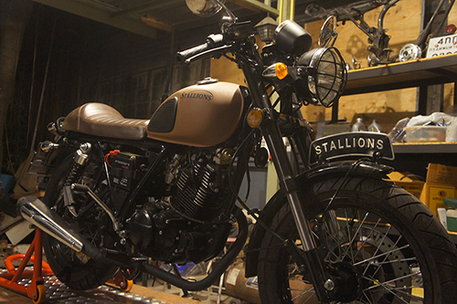 Stallion centaur 150 Custom cafe racer