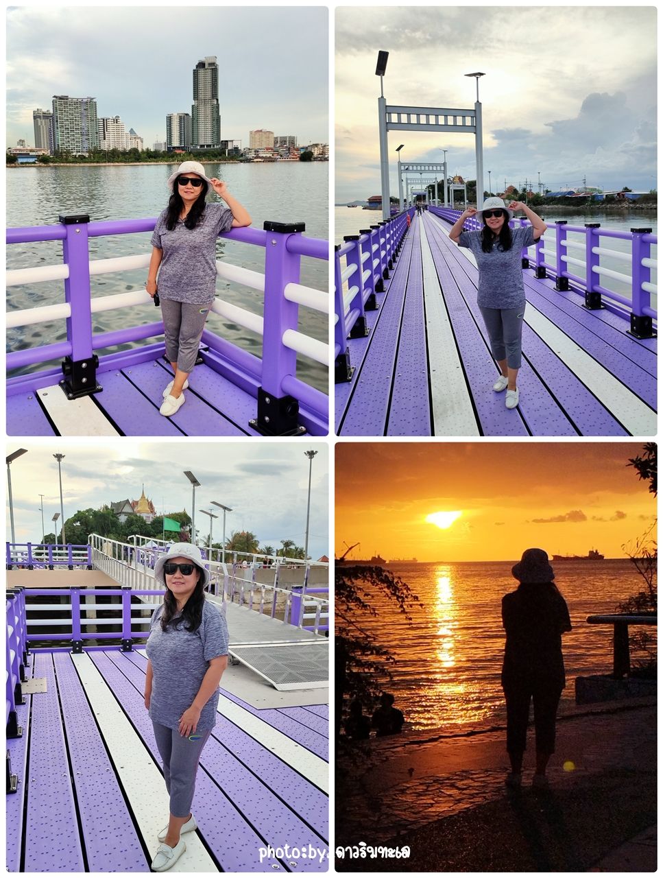 สะพานลอยน้ำเกาะลอย เมืองศรีราชา