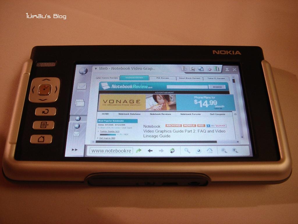 Nokia 770 Internet Tablet