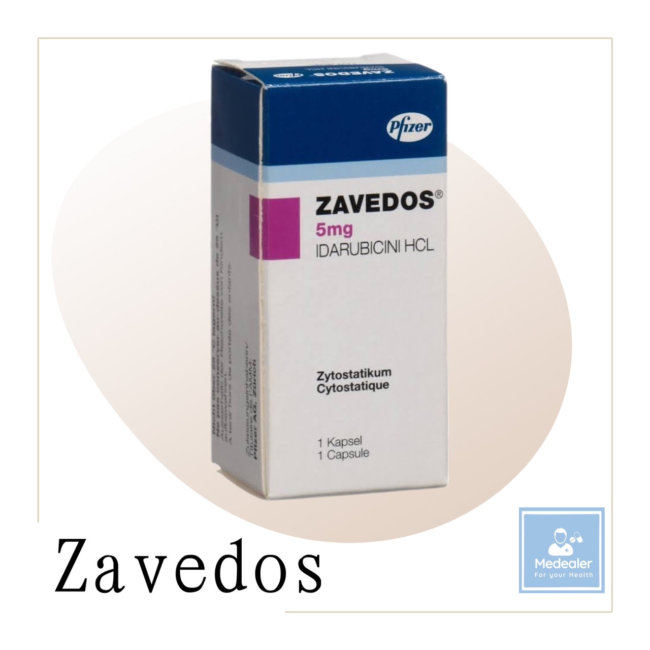 ข้อมูลกลุ่มตัวยา Zavedos ( Idarubicin )