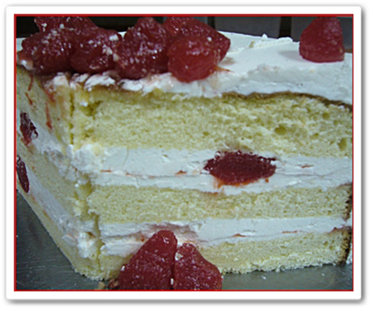 Vanilla Sponge Cake ส่งการบ้านคุณ Beebie คุณ tiara กับคุณตรีก็ตามมาด้วยนะคะ