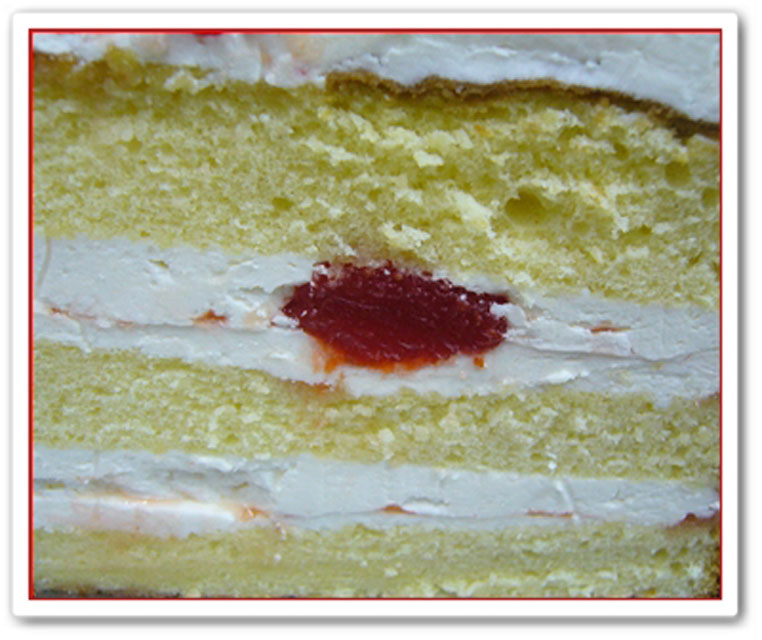 Vanilla Sponge Cake ส่งการบ้านคุณ Beebie คุณ tiara กับคุณตรีก็ตามมาด้วยนะคะ