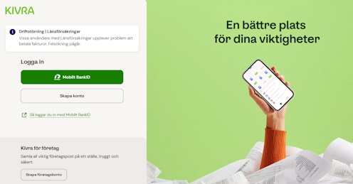 กล่องจดหมายอิเล็กทรอนิกส์ Kivra