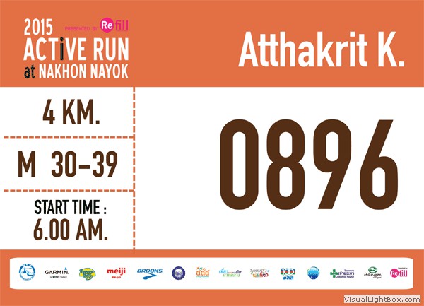 รับผลิต ป้ายประจำตัวนักกีฬา Running Tag ID Card