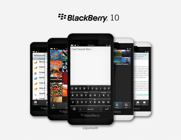 RIM เตรียมปล่อย BlackBerry 10 ธันวา 2555 นี้