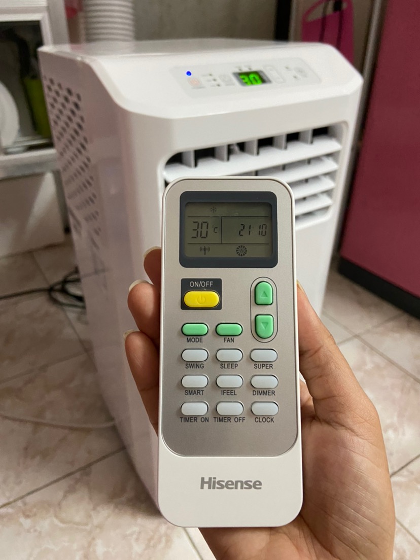 รีวิว Hisense แอร์เคลื่อนที่ 8000 BTU AP-08CR4SKVS00