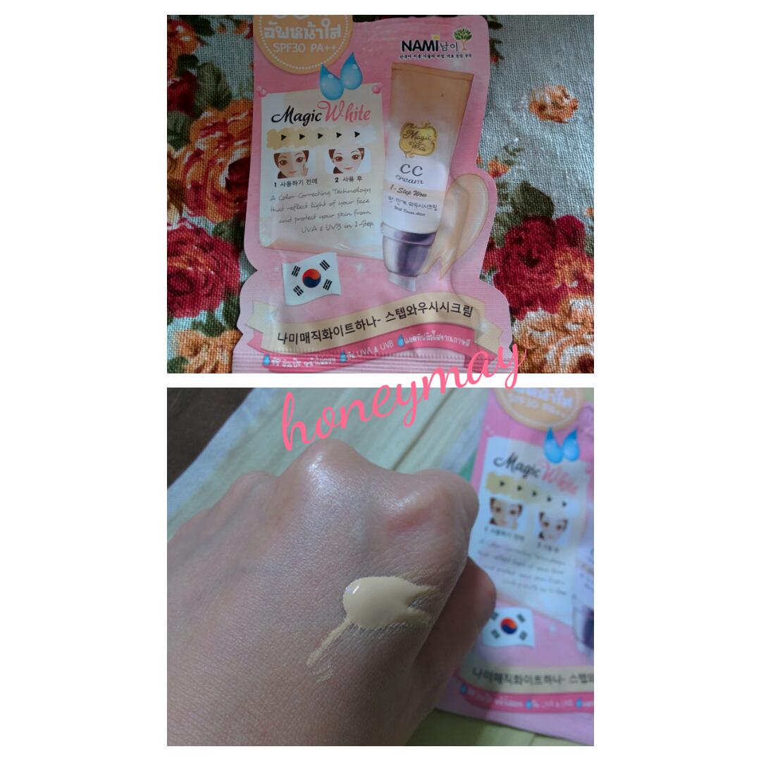 Review : Nami magic white one-step wow cc cream