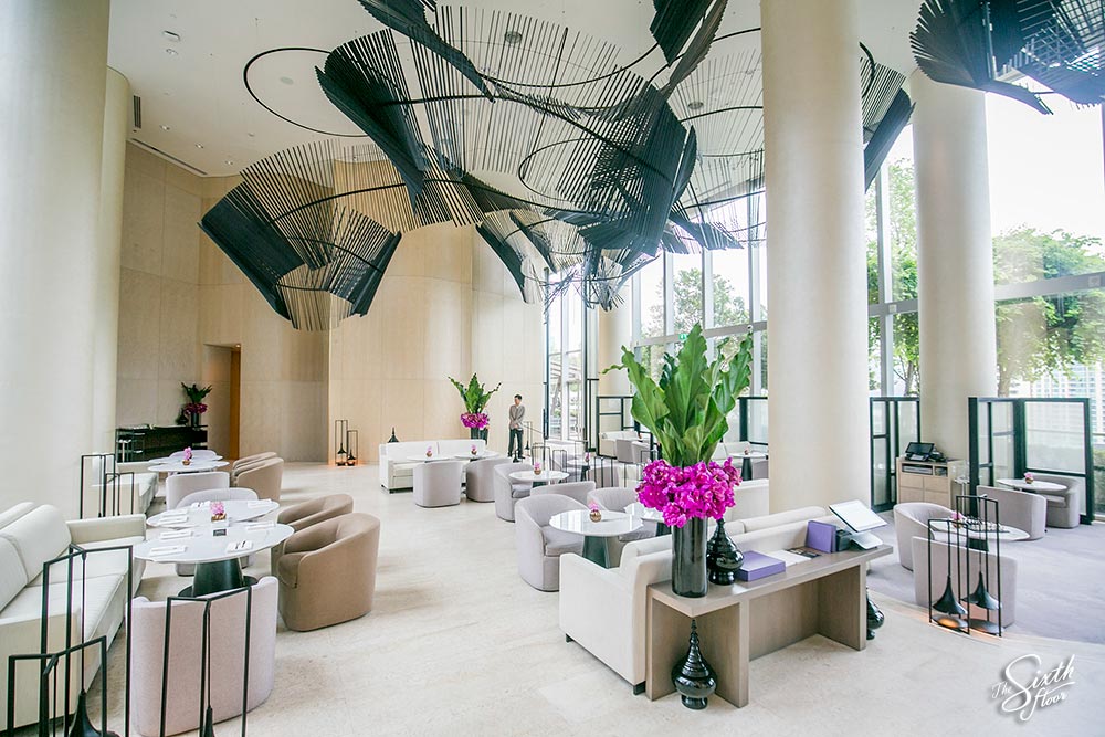 มื้อกลางวันที่ Embassy Room โรงแรม Park Hyatt ใจกลางกรุงเทพ