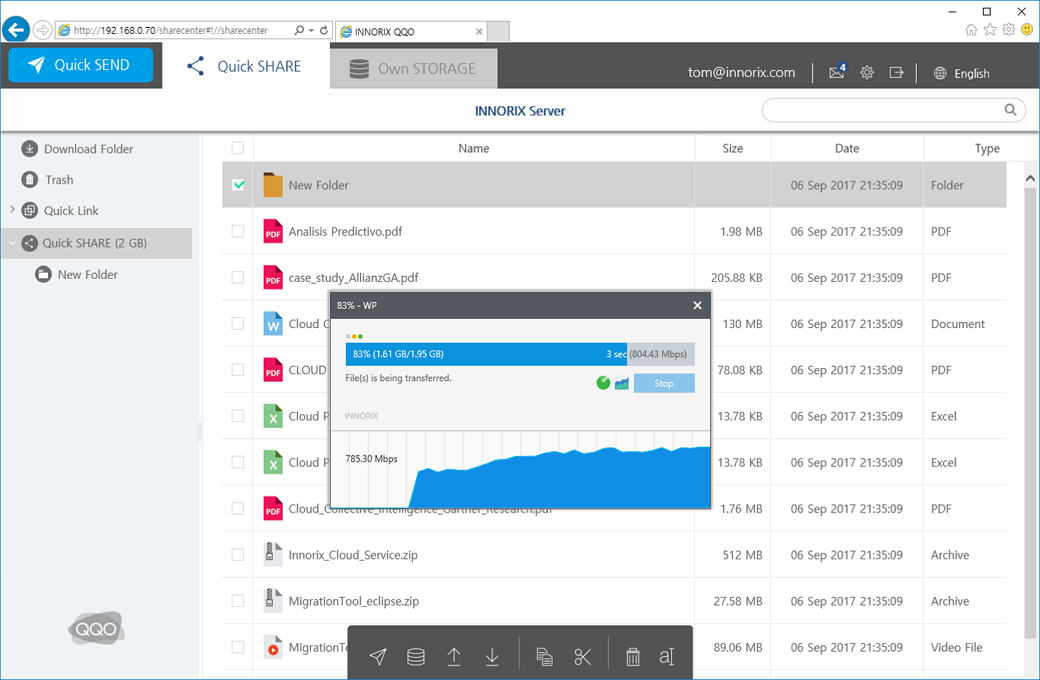 INNORIX QQO - Screenshot