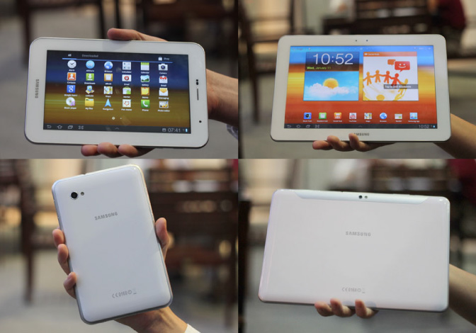 Samsung Galaxy Tab 7 Plus และ 10.1 สีขาวล้วน!!!ปรากฏตัวที่เวียดนาม
