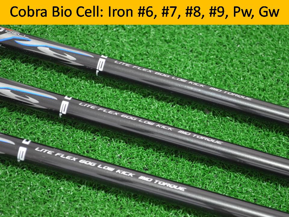 2014m07d15: Cobra BiO Cell - Iron Set Silver Combo
