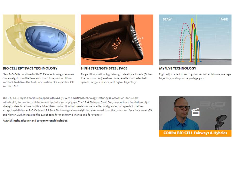 2014m07d21: Cobra BiO Cell - Driver & Fairway Wood