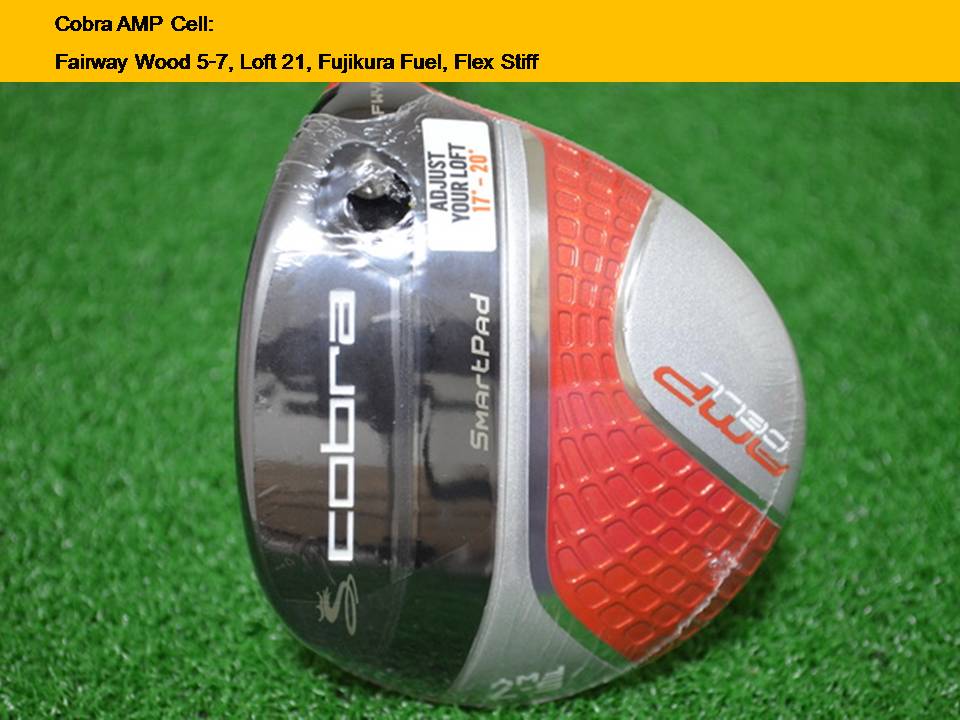 2014m10d16: Cobra AMP Cell - Fairway Wood 5-7, Loft 21