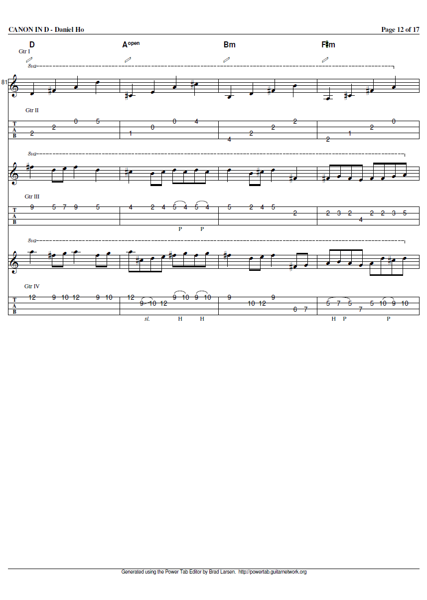 2011m08d05: Ukulele, Canon in D