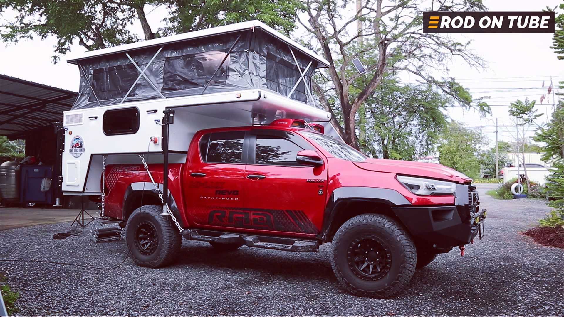Hawk Truck Camper ยกเข้า-ออกได้ มีห้องน้ำในตัว