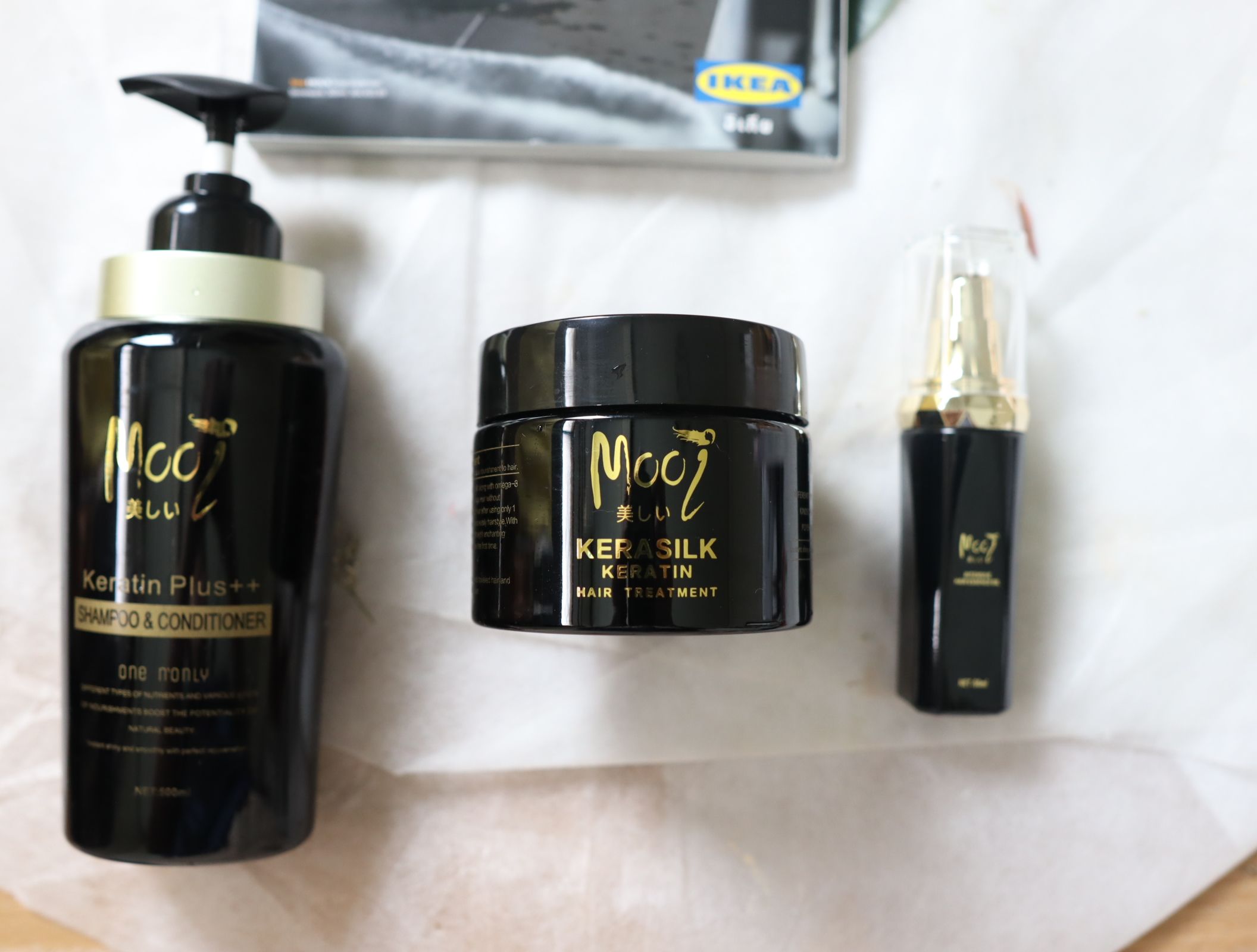 ผมนุ่มสลวย ไม่พันกันกับMooi HAIR TREATMENT