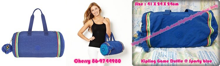 Kipling Game Duffle @ Sporty Blue