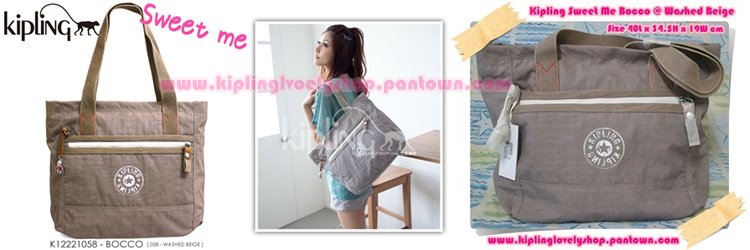 Kipling Sweet me Bocco @ Washed beige