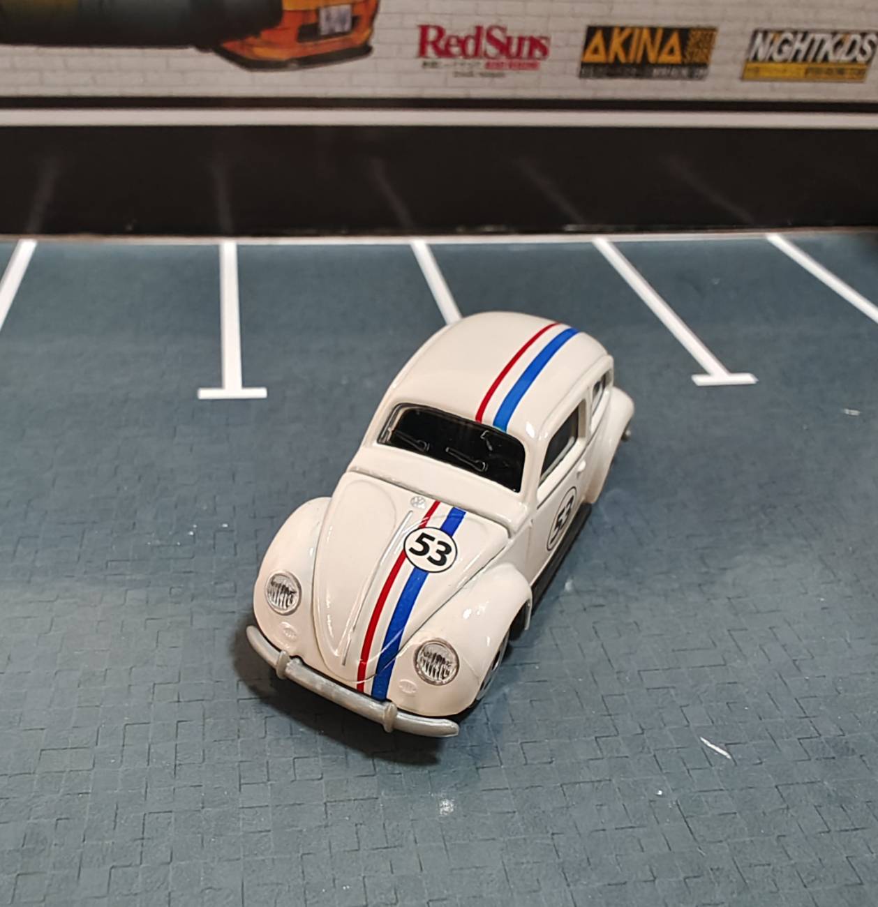 Volkswagen Beetle Herbie Rally no.53 (Majorette)