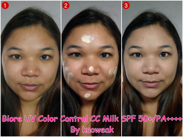 Review : Biore UV Color Control CC Milk SPF 50+/PA+++ [SR]