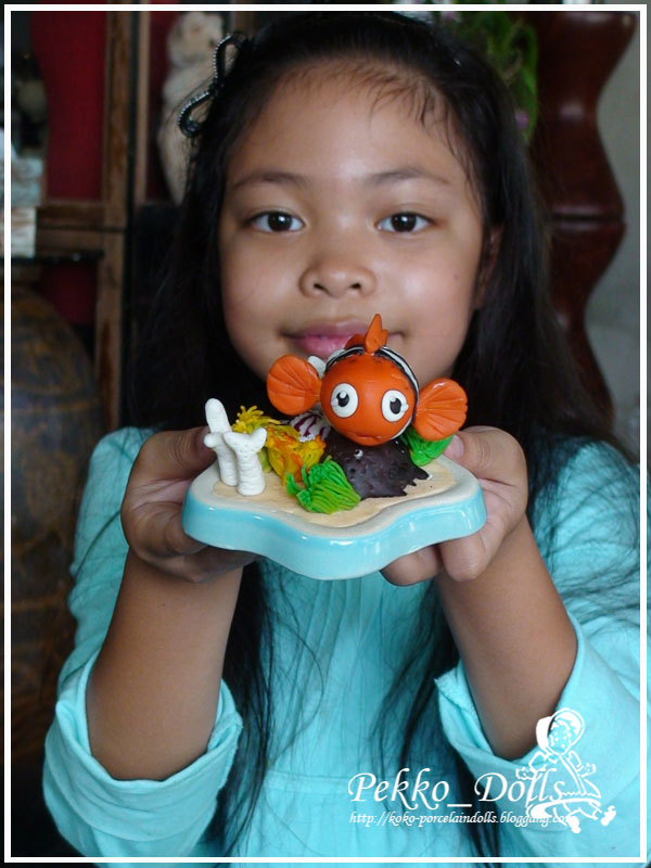 Bloggang.com : Pekko_Dolls - คลาสเรียน Clay for Kids : Mermaid, Nemo ของน้องฟ้าใส
