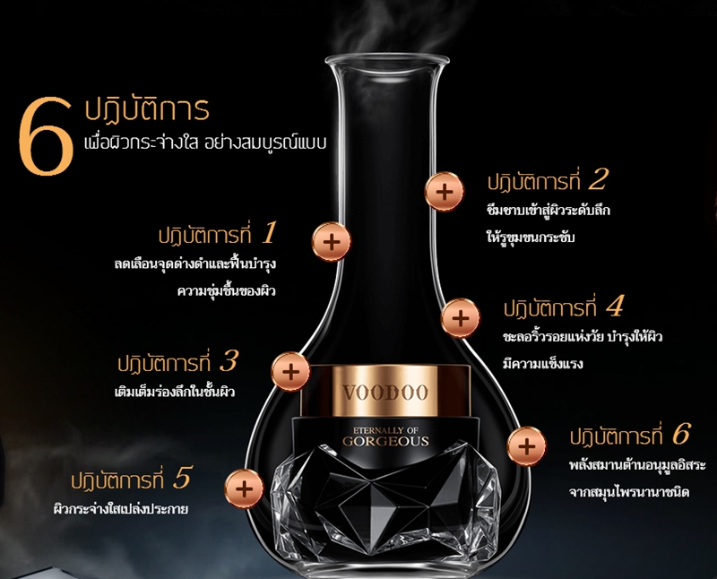 Voodoo Gorgeous Cream ครีมบำรุงผิวล้ำลึก สวยดูแพงมีเสน่ห์เกินต้านทาน