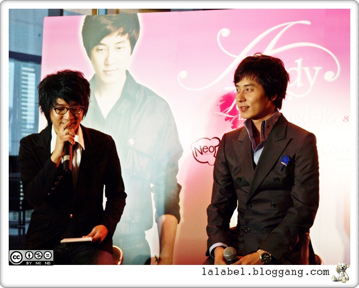 Andy - Press Conference for "Andy Love in Bangkok" Concert
