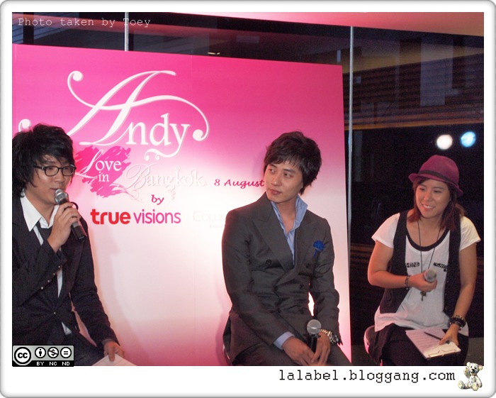 Andy - Press Conference for "Andy Love in Bangkok" Concert