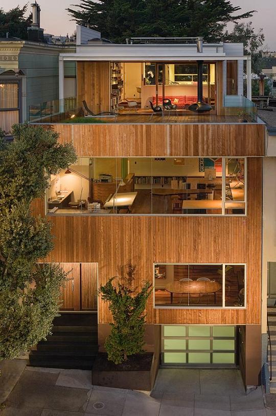Live / Work House Plan in San Francisco for Modern Architect