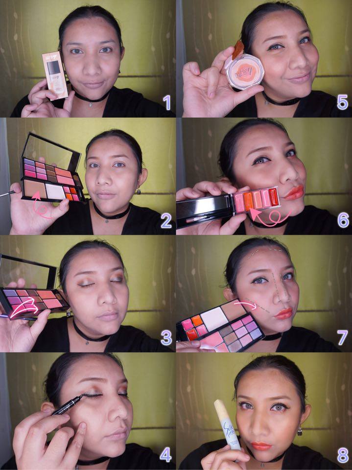 full face using only ashley