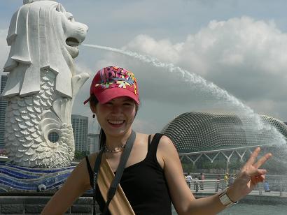 Hello....Merlion..Esplanade..People of the river