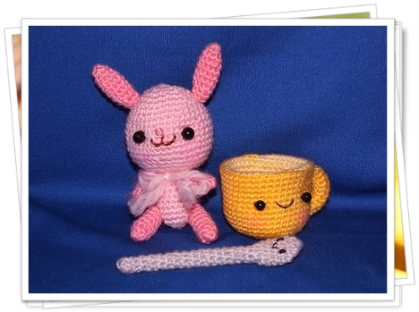 Cup Rabbit [ตุ๊กตาถัก]